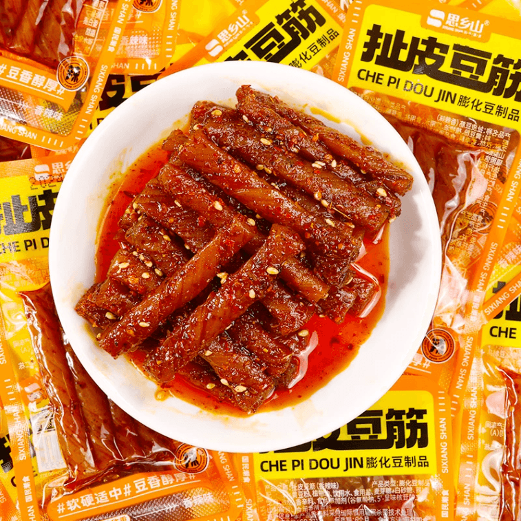 思鄉山 Xiang Xiang Mountain Tugging Bean Curd Spicy Bean Rolls Individual ...