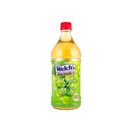 日本ASAHI朝日WELCH'S 浓厚果汁饮料 青提味 800ml【100%真实果汁 酸甜好喝】 | 亚米