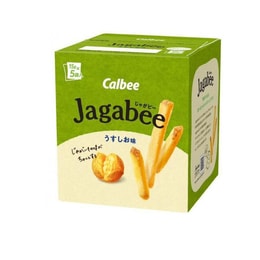 Calbee Jagabee Potato Sticks Lightly salty Flavor 15g*5bags | Yami