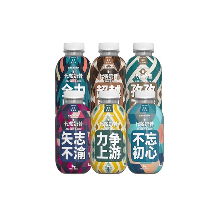 Low-calorie meal replacement shake fitness 65g*6 bottles (mixed flavors) 0