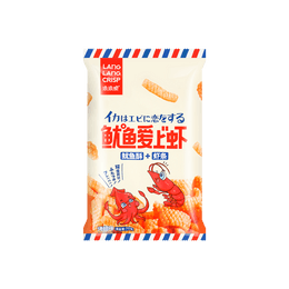 LLCRISP Squid & Shrimp Crisp - Crunchy Seafood Snacks, 2.46oz | Yami