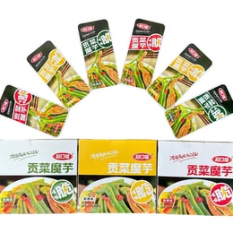 Guankoufu Gong Vegetable Konjac 3Flavor taste 16g* 6 bags | Yami