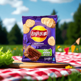 Lay's Roasted Cumin Lamb Potato Chips, 2.46oz | Yami