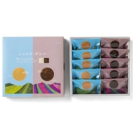 Hokkaido Shiroi Koibito ISHIYA Chocolate Gateau (White&Black) 10 Pieces ...