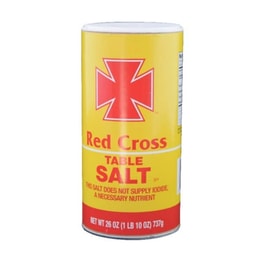 RED CROSS TABLE SALT 26oz | 亞米
