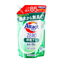 日本KAO花王 Attack ZERO 最高清洁力洗衣液 室内晒干专用 850g | 亚米