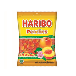 Peaches Fruit Flavour Gummy Candy 80g | Yami