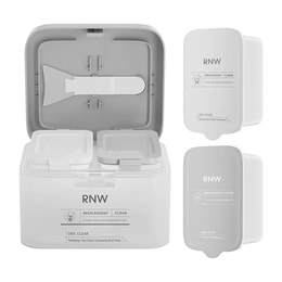 【中国直邮】RNW 双色清洁泥膜去黑头白头收缩深层清洁毛孔补水黑白泥涂抹式面膜 120g 60g白泥+60g黑泥 | 亚米