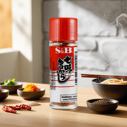S&B Shichimi Togarashi - Chili Powder Seasoning, 0.52oz | Yami