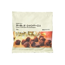 Champagne Cocoa Truffle Chocolate 100g | Yami