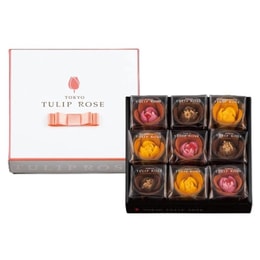 Rose Petal Shaped Snacks With Three Flavors 9 Pieces | Yami