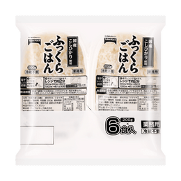 TABLEMARK Instant Cooked White Koshihikari Rice, 6.4oz*6 Packs ...