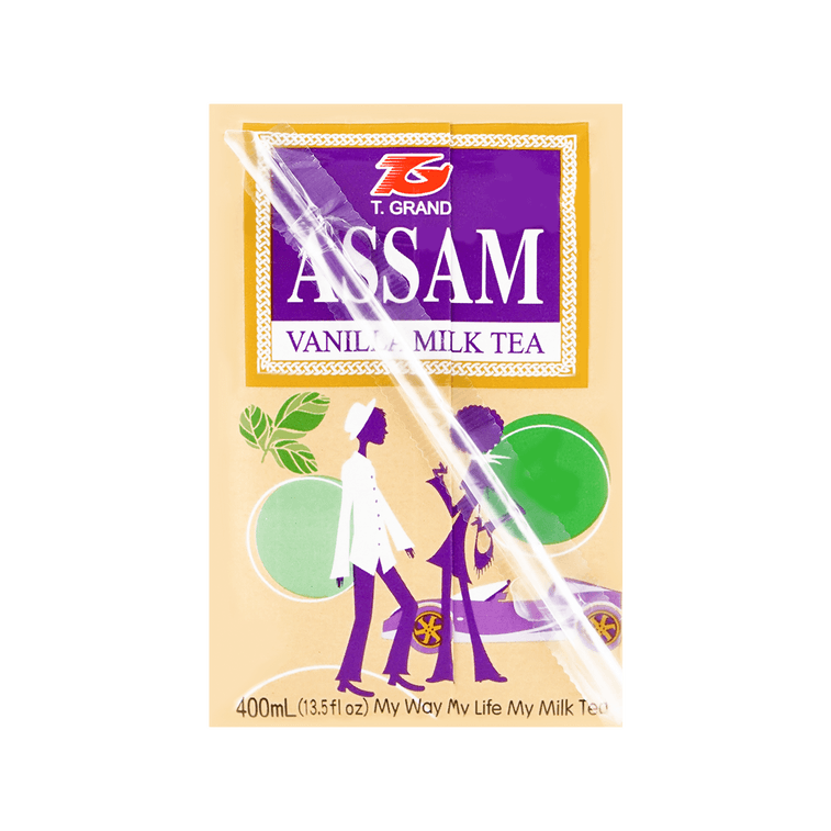 T.GRAND Assam Milk Tea Vanilla Flavor 400ml | Yami