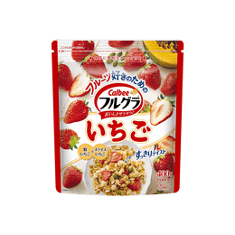 CALBEE Frugra Fruit Cereal Strawberry Flavor 400g | Yami