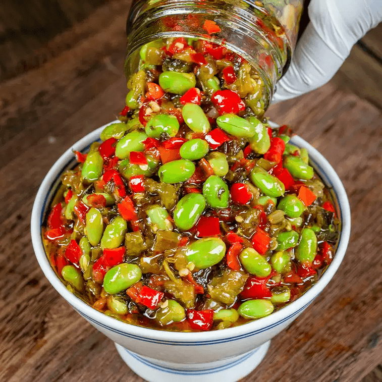 Jiangxi Specialty Homemade Pickled Vegetables With Edamame Noodles And ...