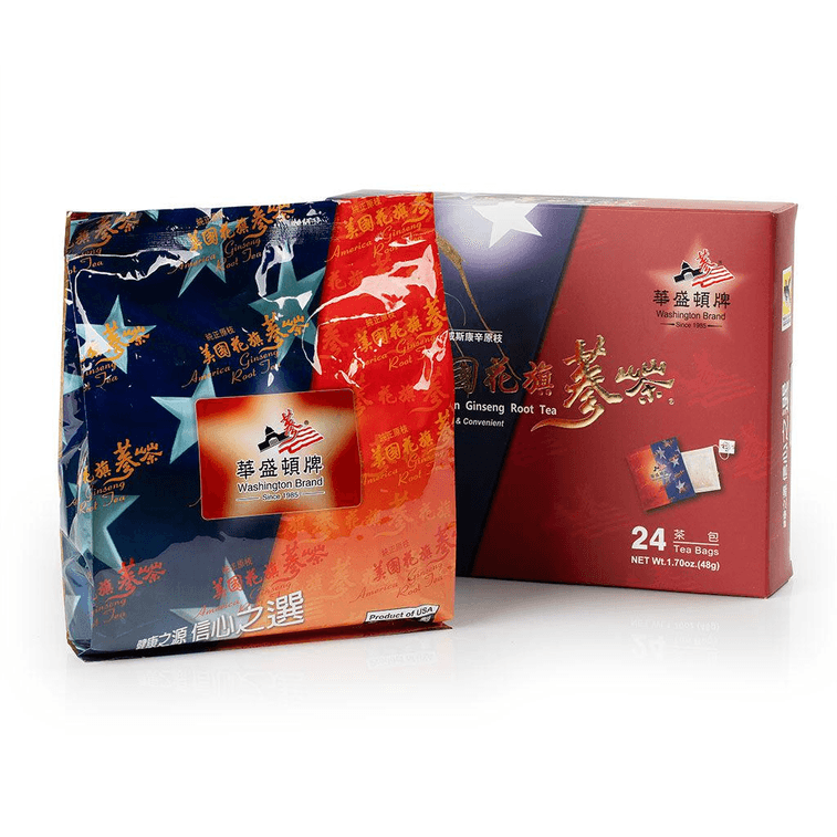 WHF Washington Brand American Ginseng Root Tea 24bags 1