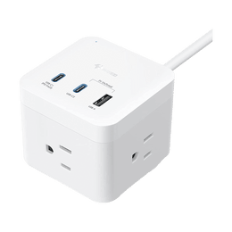 GONEO Power Strip with 3 Outlets, 2 USB C Ports - 5FT | Yami