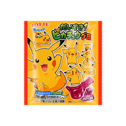 LOTTE Japan Pikachu Juice Gummy Candy 28g | Yami