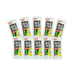 WEILONG Instant Seaweed Snack 18g * 10 bags pack the taste of the sea ...