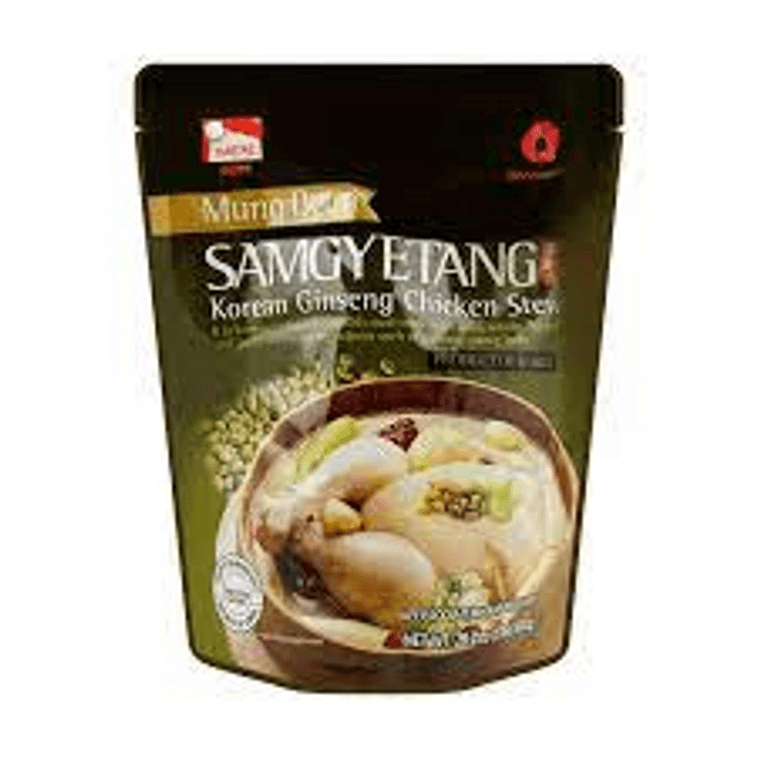 SAMGYETANG WHOLE ROOT KOREAN GINSENG CHICKEN STEW MUNG BEAN | Yami