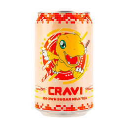 CRAVI CRAVI Digimon Brown Sugar Milk Tea 315ml | Yami