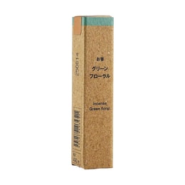 MUJI Green Floral Incense Sticks, 12 Pieces, Stick Type, Home Fragrance ...