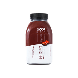 QSS Red Bean Drink - Healthy Beverage from Concentrate, 15.6fl oz | Yami