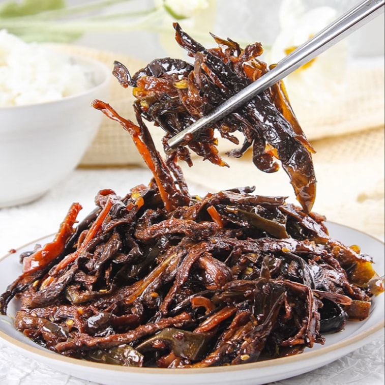 【中國直郵】 金剛山 醬茄子乾辣椒 鹹菜 下飯菜 醬菜 245g | 亞米