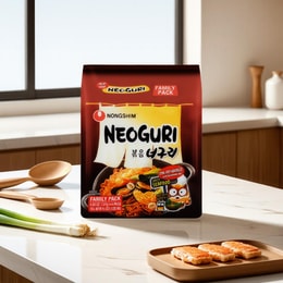 NONGSHIM NeoGuri Spicy Seafood Stir-Fry Noodles - 4 Packs, 4.83oz | Yami