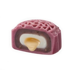 Mid-Autumn Mooncake With Potato Paste And Chia Seed Cheese Flowing ...