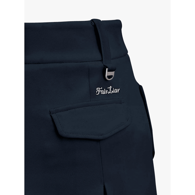 Heart Symbol Pocket Skirt-Navy Navy / S 4