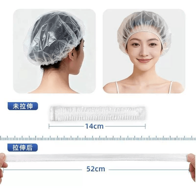 Laotang Large Disposable Shower Caps, For Bath & Hair Dye, box Of 100 3