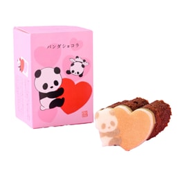Heart Panda Chocolate Baumkuchen Cake Gift Box Chocolate Flavor 1pc | Yami