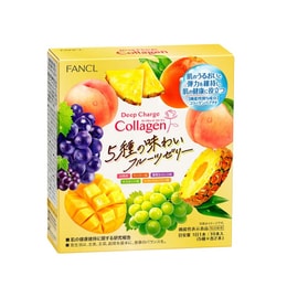 Deep Charge Collagen Jelly 5 Fruit Flavors 10 Sticks/Box | Yami