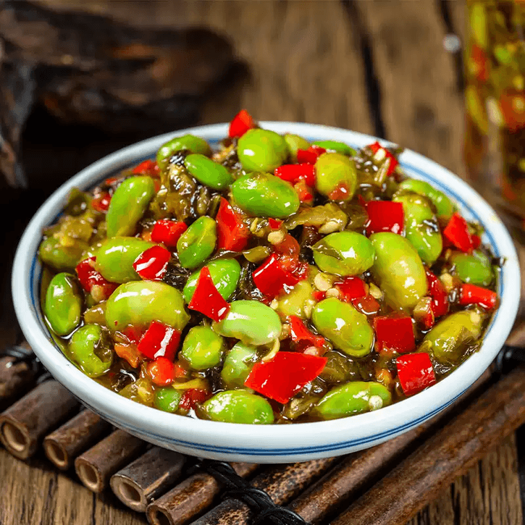 Jiangxi Specialty Homemade Pickled Vegetables With Edamame Noodles And ...
