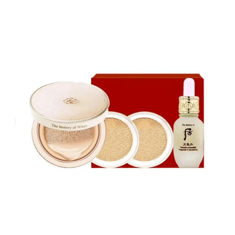Essential Finishing Cushion #21 (Full Size + 2 Refills) + Gold Ampoule ...