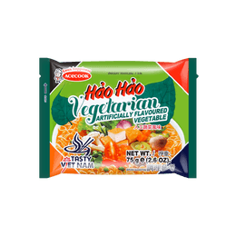 Acecook Vietnam Hao Hao Vegetarian Flavour Instant Noodles 75g | Yami