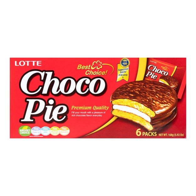 LOTTE Choco Pie 6pc 168g - Yamibuy.com