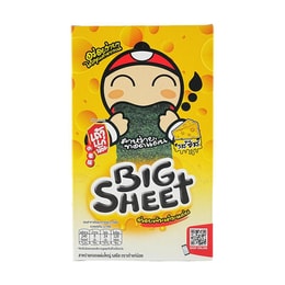 TAO KAE NOI Large Cheese Flavored Seaweed Sheets 12 pieces 1.35 oz | Yami