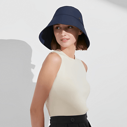 Beneunder Vintage Bucket Hat UPF50+ Sun Protection Hat Navy Blue | Yami