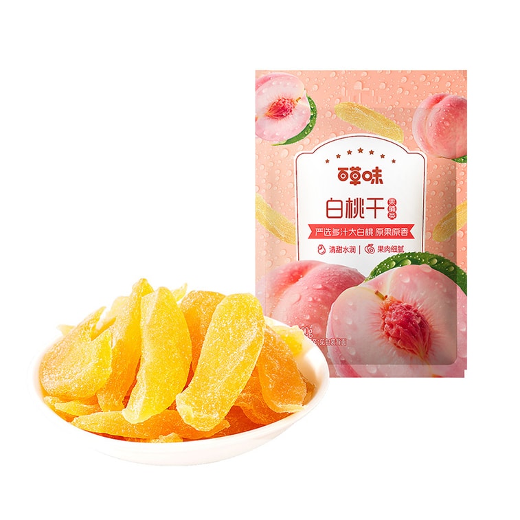 BE, CHEERY Dried white peach 100g | Yami