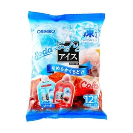 ORIHIRO Orihiro Ice Jelly Soda & Coke Flavor, 12 Pieces 8.46 oz【Low ...