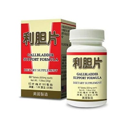 Gallbladder Support Formula 60 Tablets | Yami