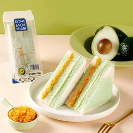 GXIAOX Avocado Chicken Meat Floss Sandwich 2.46 oz *5【5 Packs】 | Yami