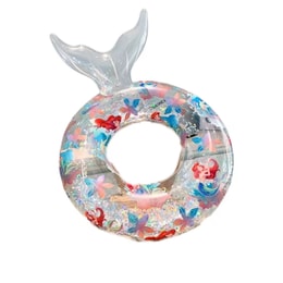 Inflatable Pvc Swimming Ring For Kids Sequin-Mermaid 1Pc | Yami