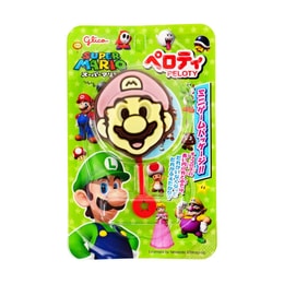 GLICO.JP Super Mario Chocolate Lollipop Candy, 0.7oz | Yami