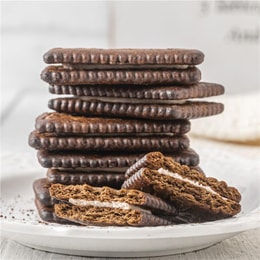HENG YU Chocolate Sandwich Biscuits, 10.58 oz | Yami
