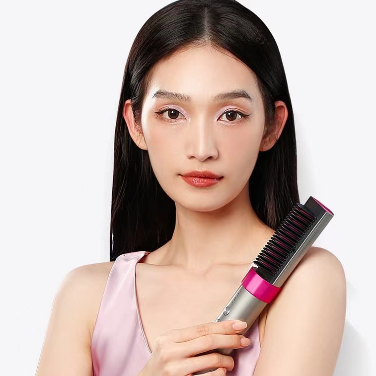 Negative Ion Wireless Straight Hair Comb Gray 1 Piece 3