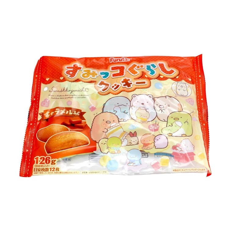 日本FURUTA古田x角落小伙伴联名 焦糖曲奇饼干 12枚入 126g【动漫好物】 | 亚米