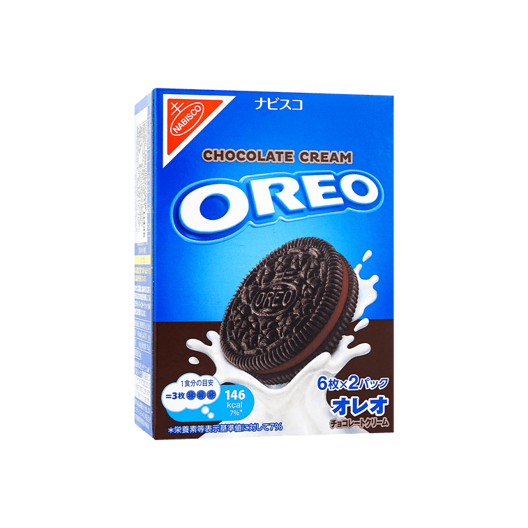 OREO Chocolate Cream Oreos - Chocolate Sandwich Cookies, 4.09oz | Yami